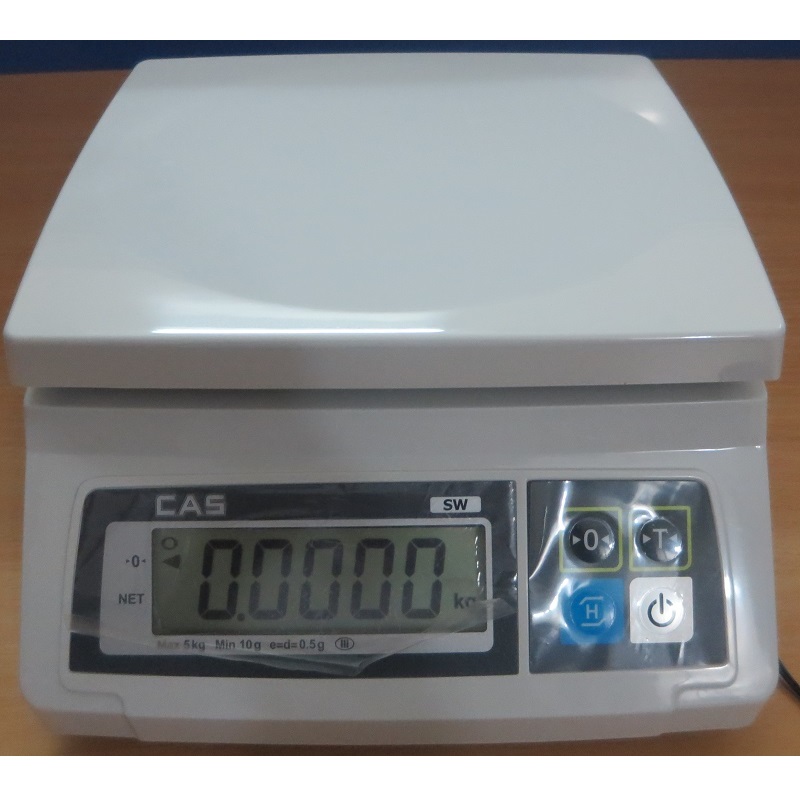 Cân điện tử hàn quốc CAS SW 1S(5kg/0.5g)